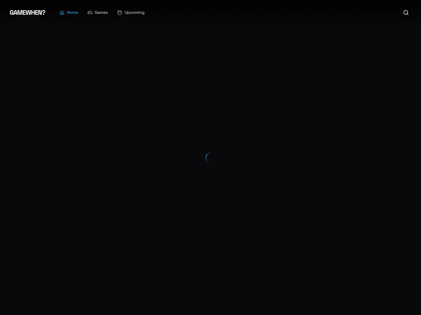 GAMEWHEN? Cinematic Frontend