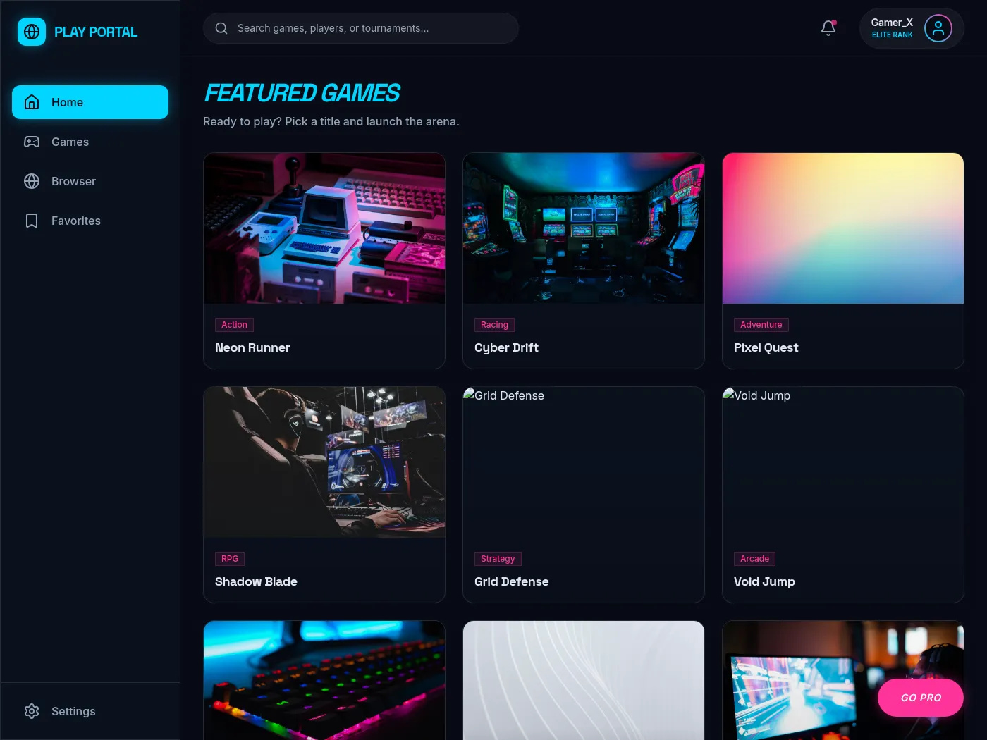 Universal Play Portal