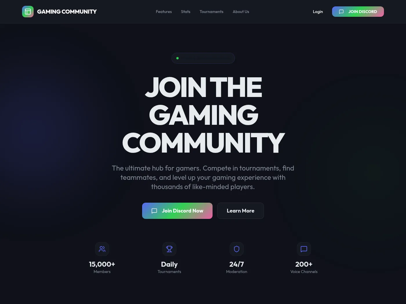 Gaming Community Hub