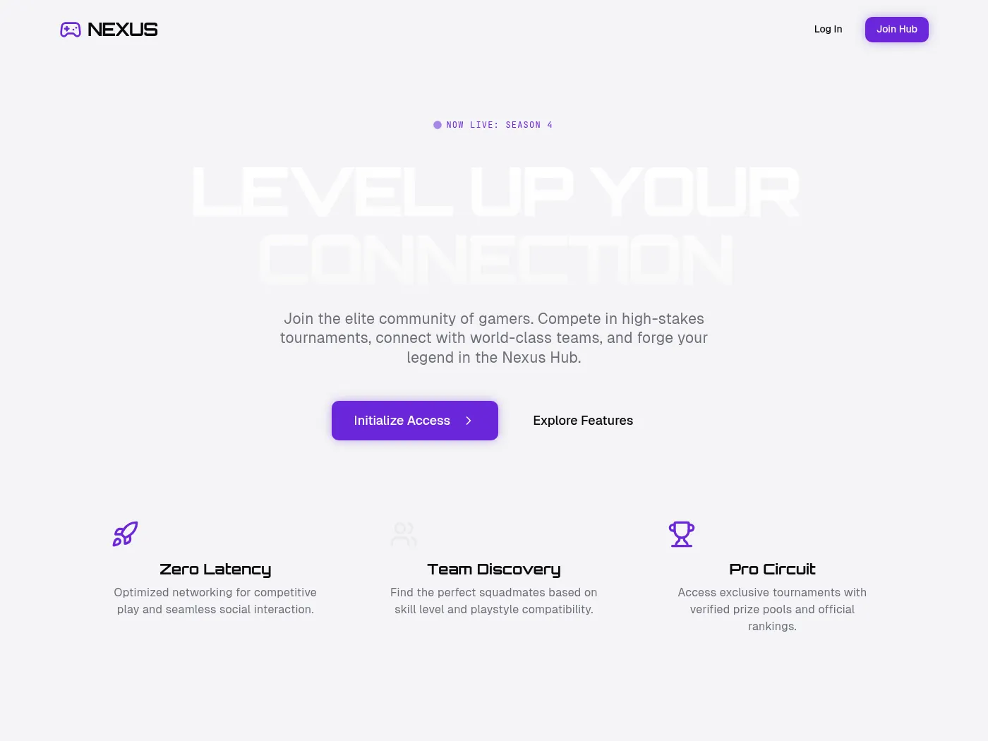 Gaming Hub Login
