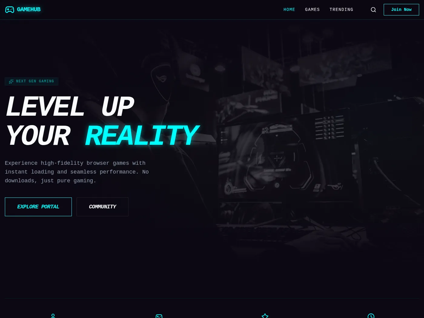 GameHub Portal