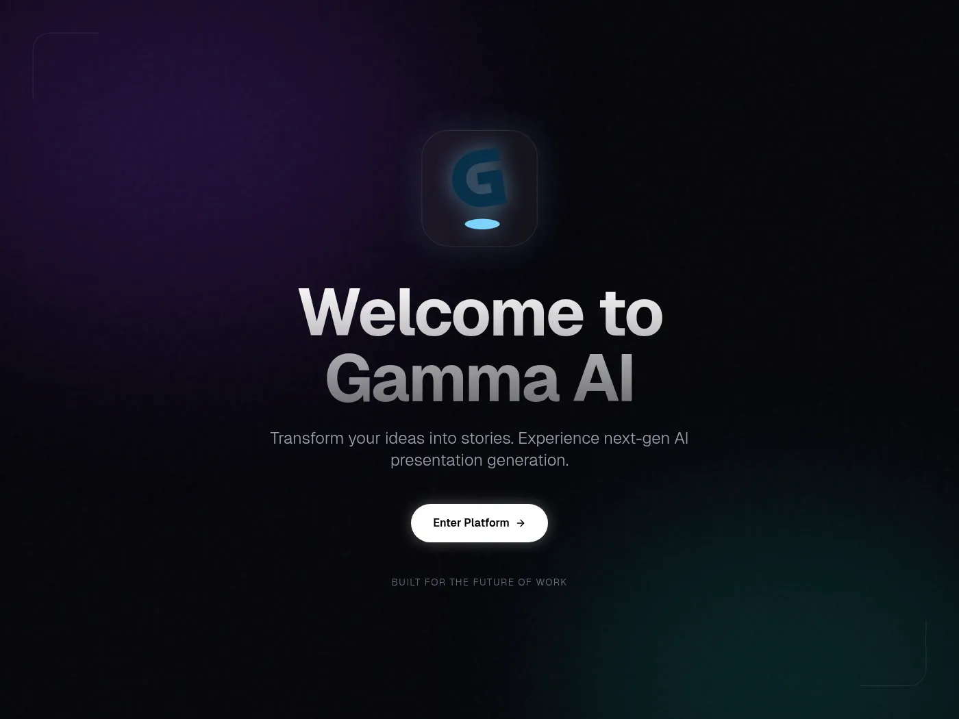 Gamma AI Slide Builder