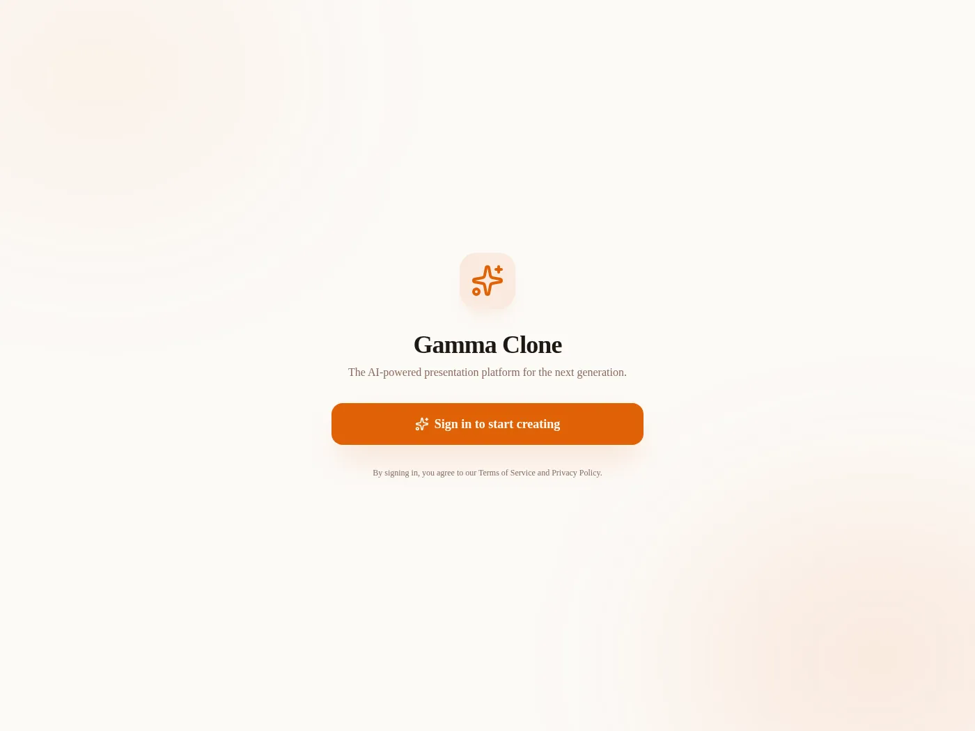 Gamma App Clone