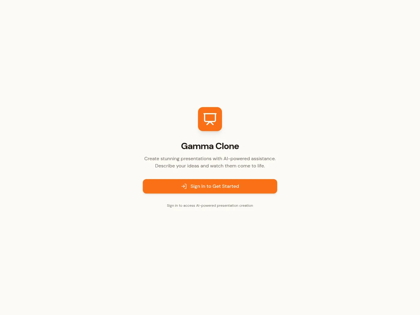 Gamma App Clone