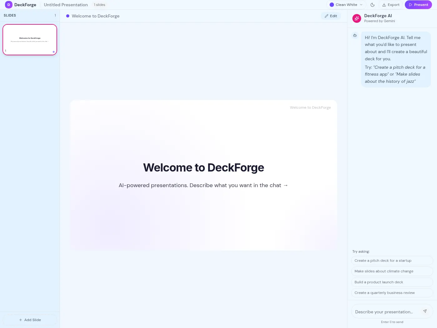 Gamma Presentation Clone