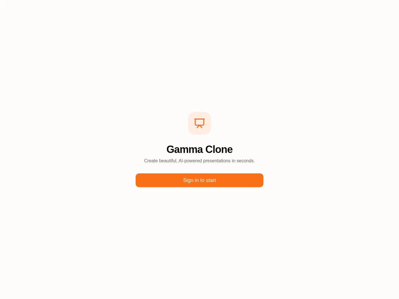 Gamma Presentation Clone