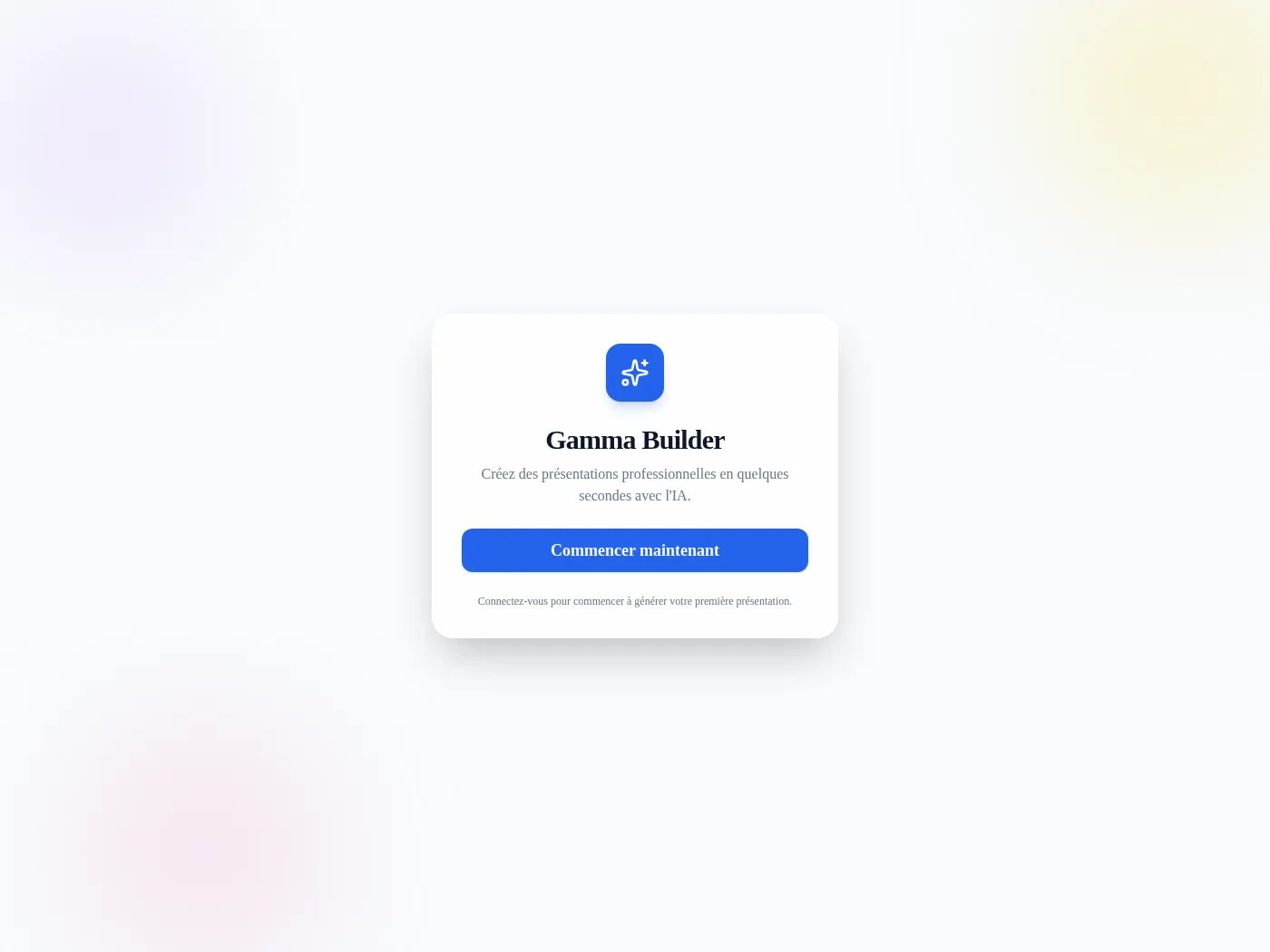Gamma Slide Builder