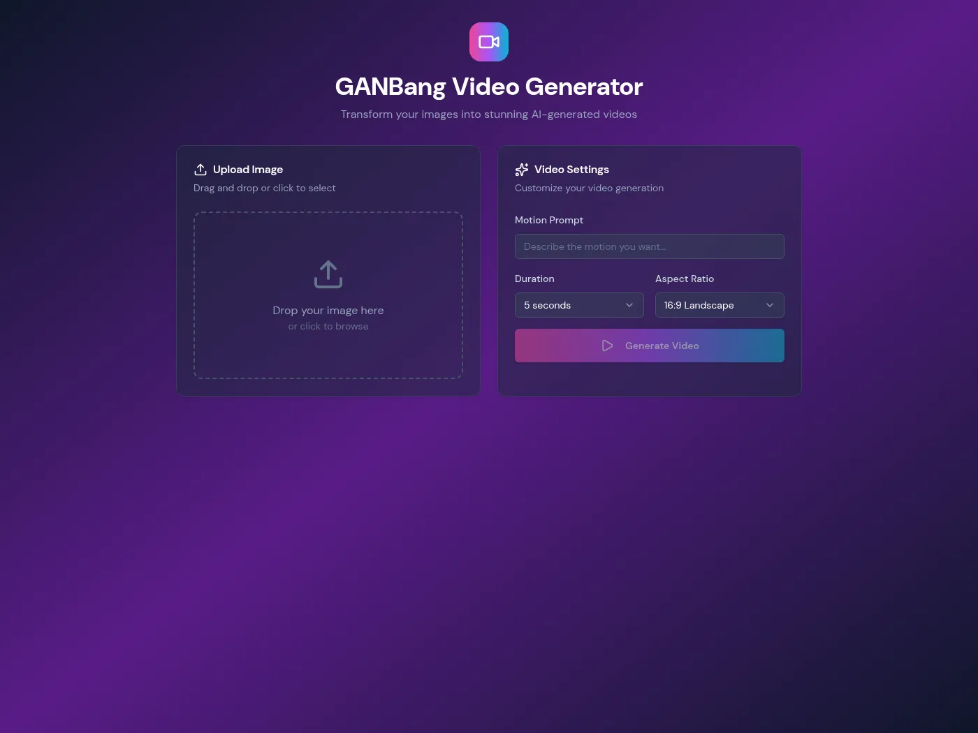GANBang Video Generator