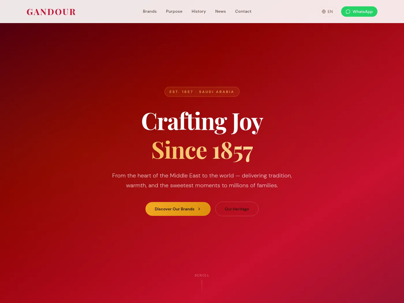 Gandour Brand Website