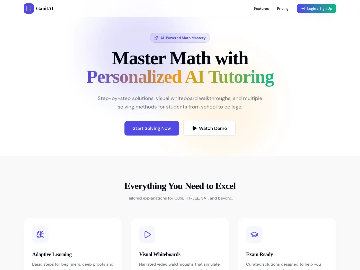 GanitAI Tutor