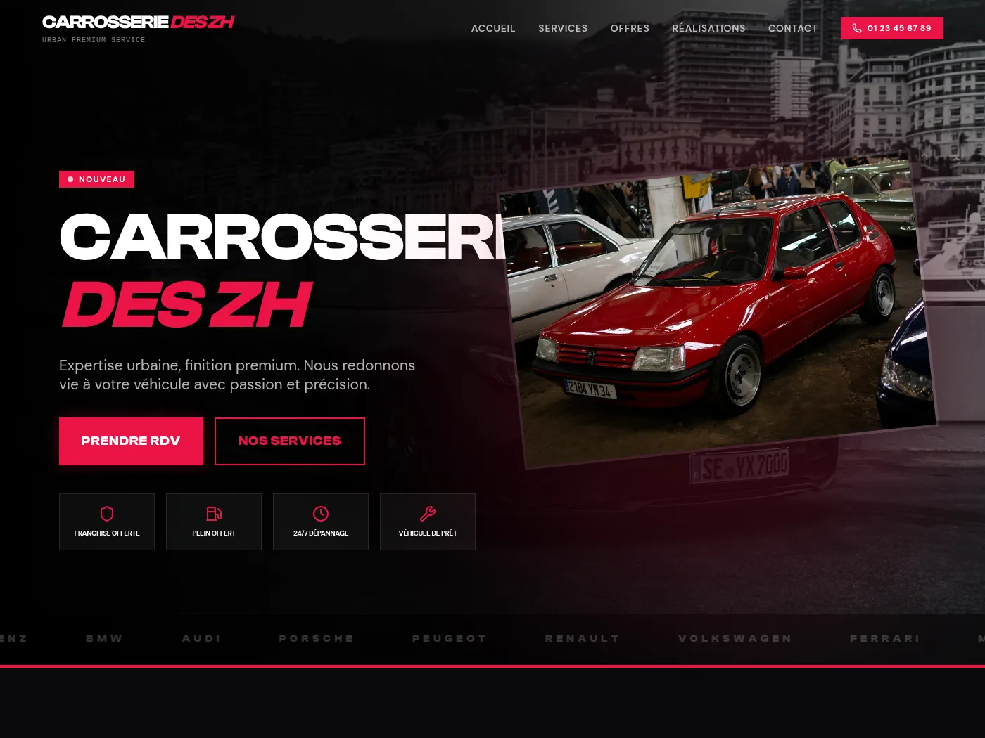 Carrosserie Garage Site