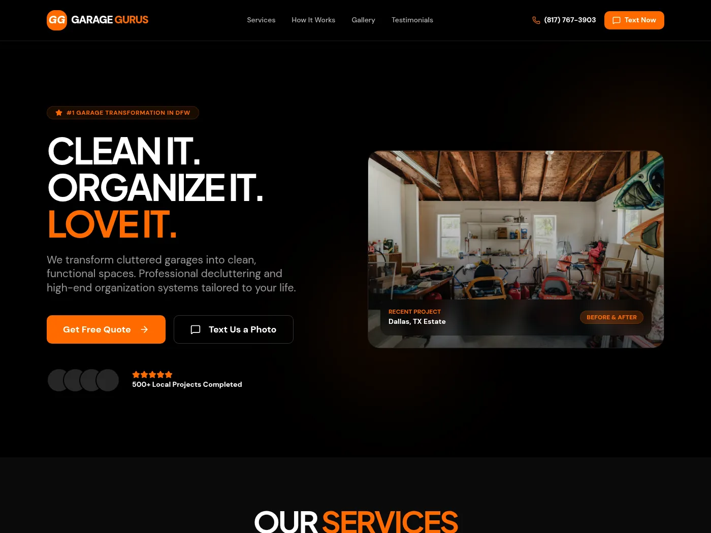Garage Gurus Site