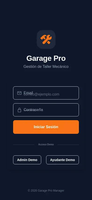 Garage Pro Manager