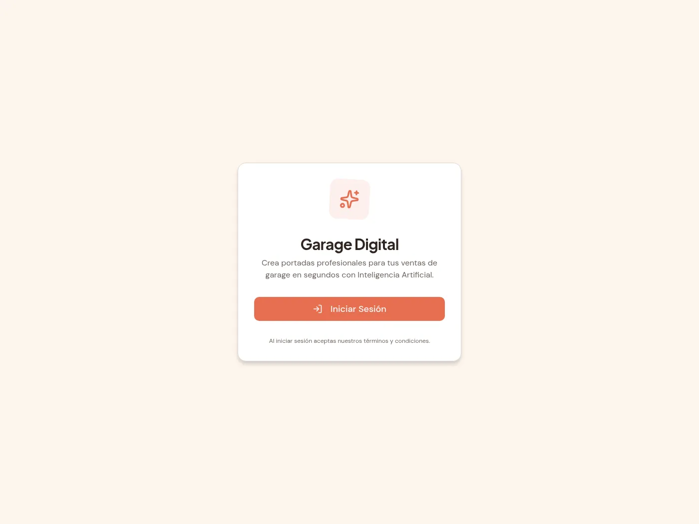 Garage Sale Cover Maker