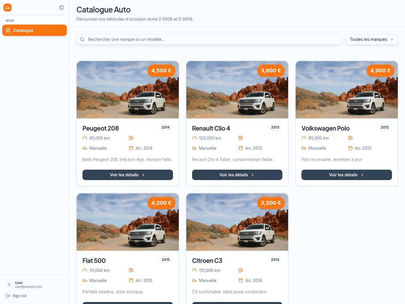 e-Garage Auto Market