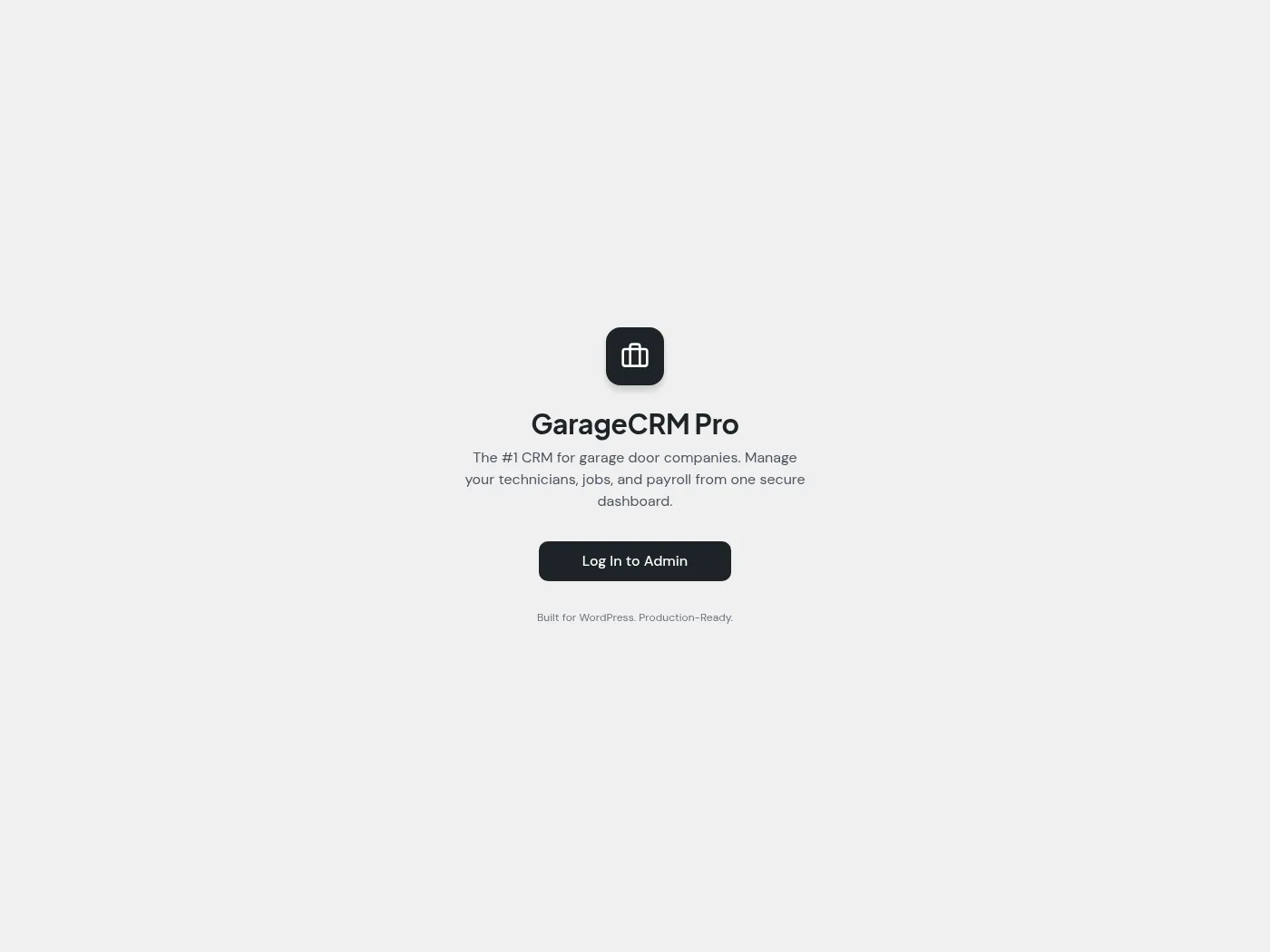 GarageCRM Pro Plugin