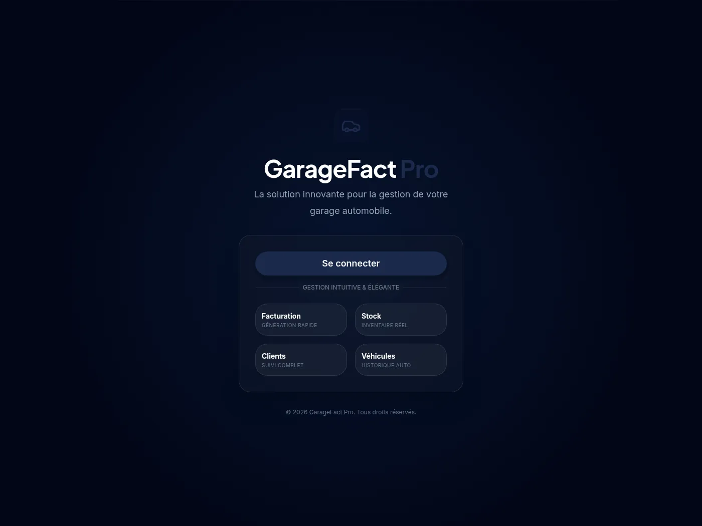 GarageFact Pro