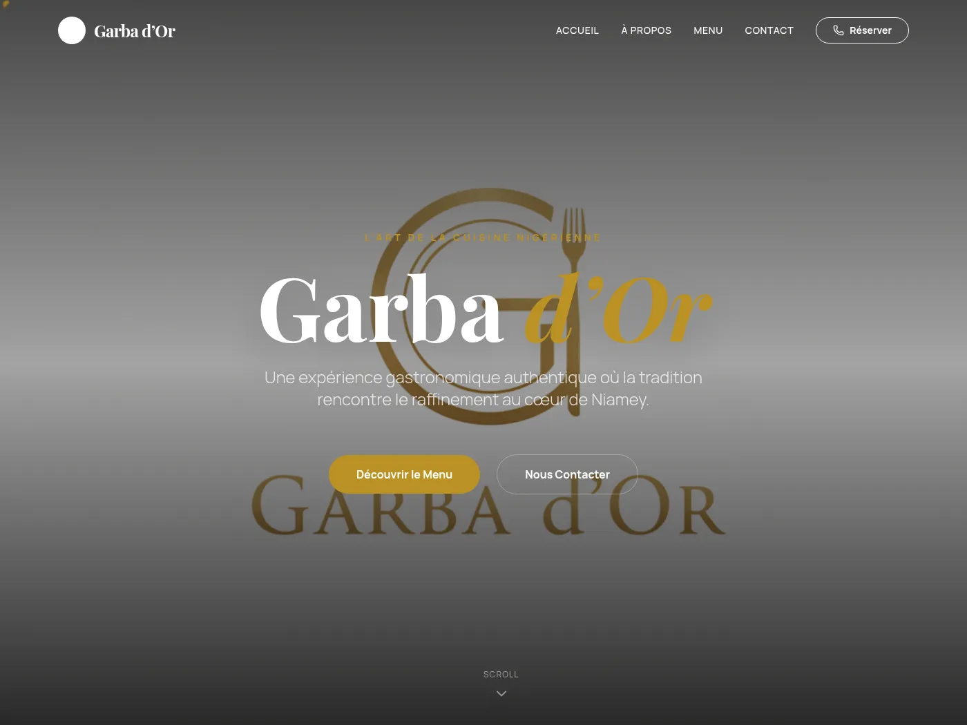Garba d’Or Website