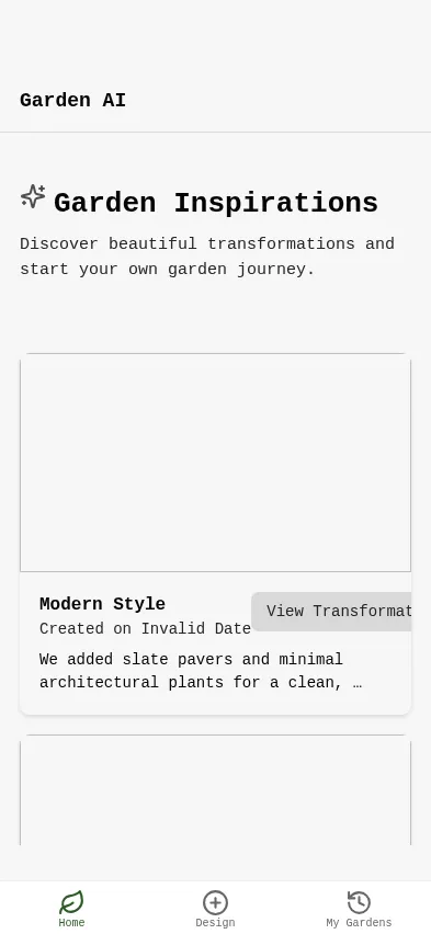 Garden AI Designer