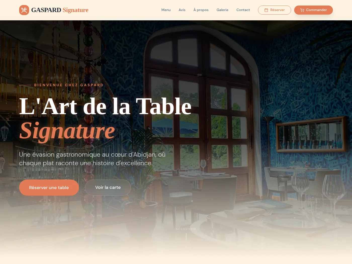 Gaspard Signature Website