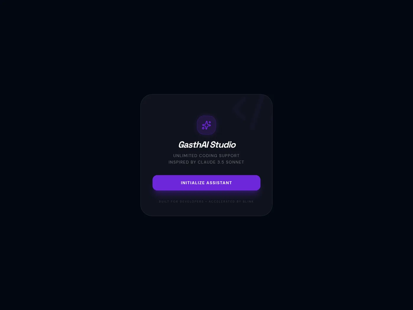 GasthAI Coding Assistant