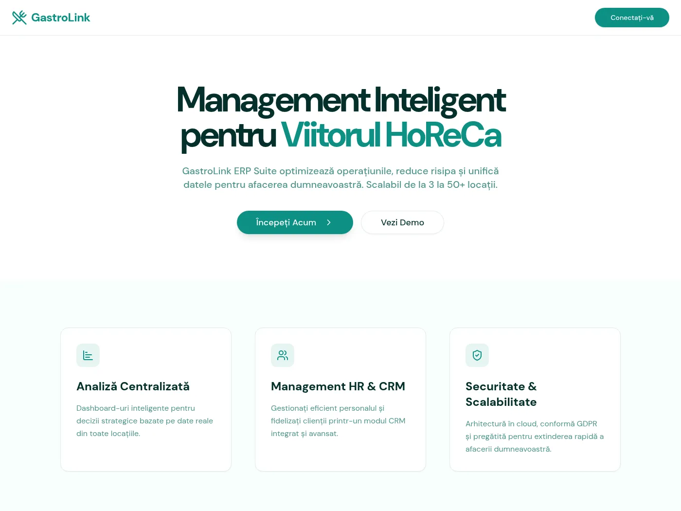 GastroLink ERP Suite