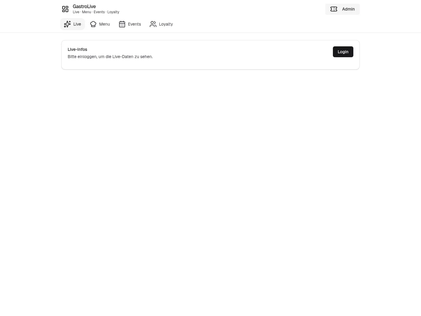 GastroLive App