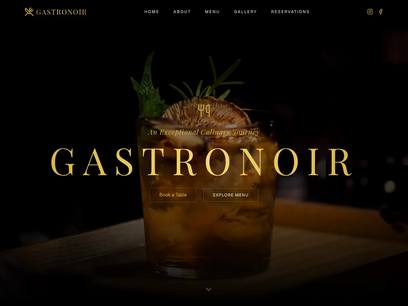 Gastronoir Restaurant Site