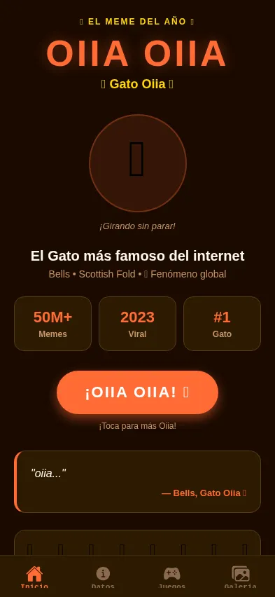 Gato Oiia Fun App