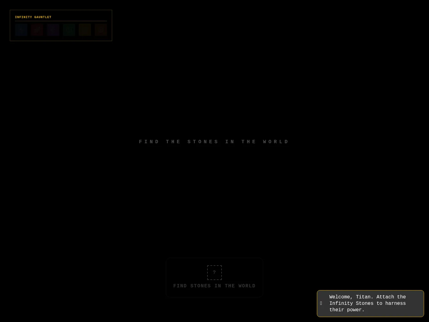 Infinity Gauntlet Powers Demo
