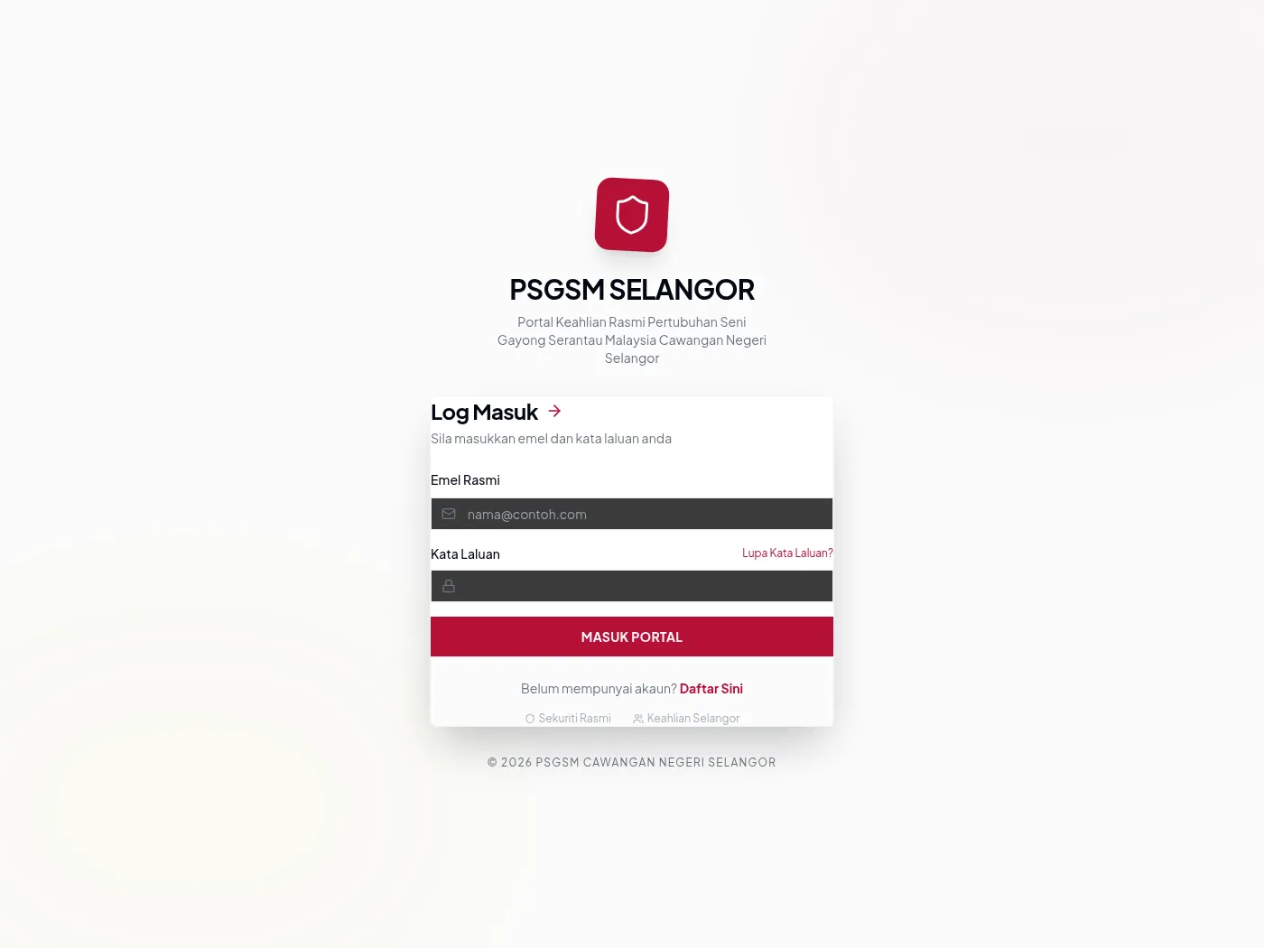 Gayong Silat Member Portal