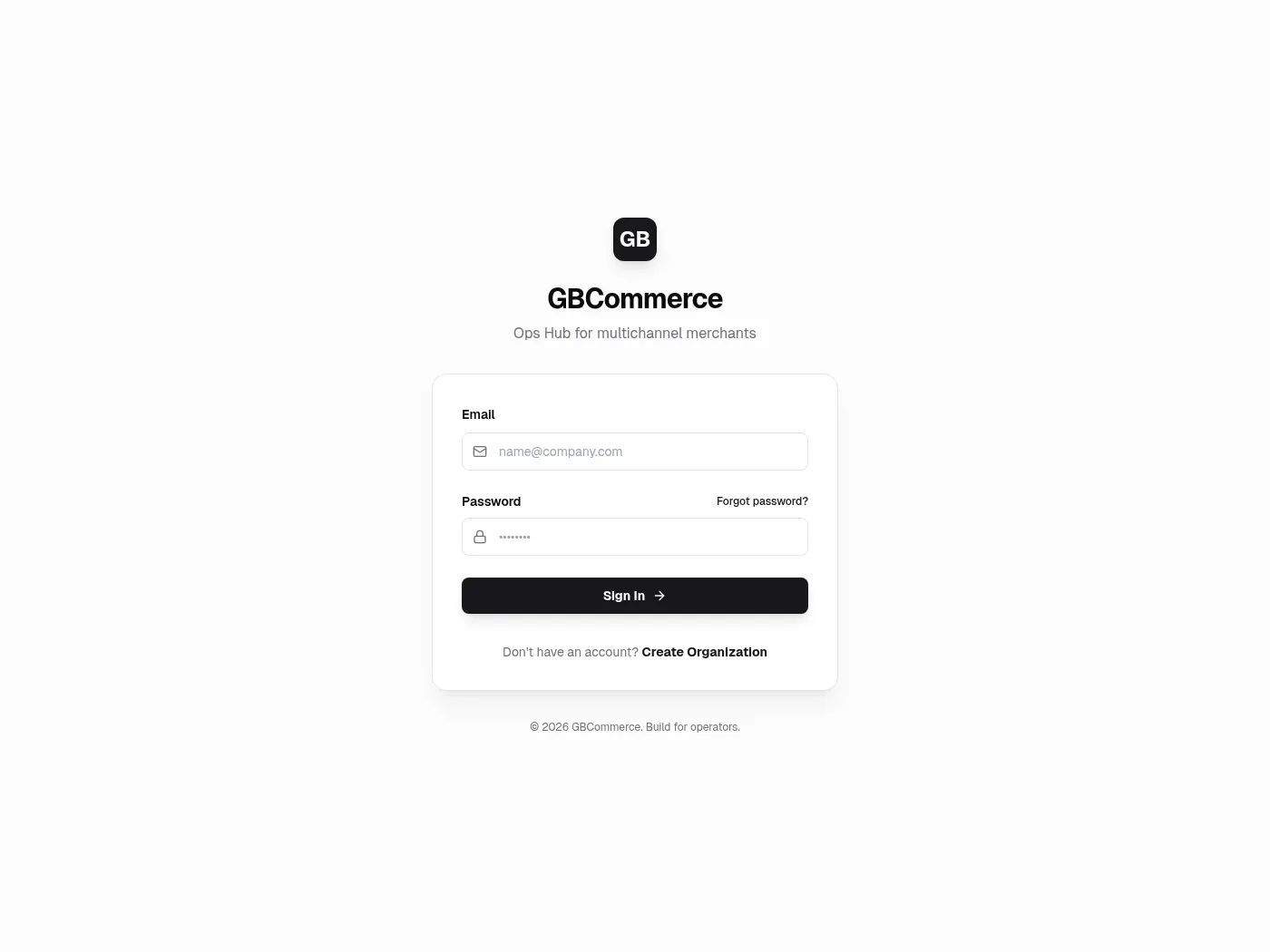 GBCommerce Ops Hub