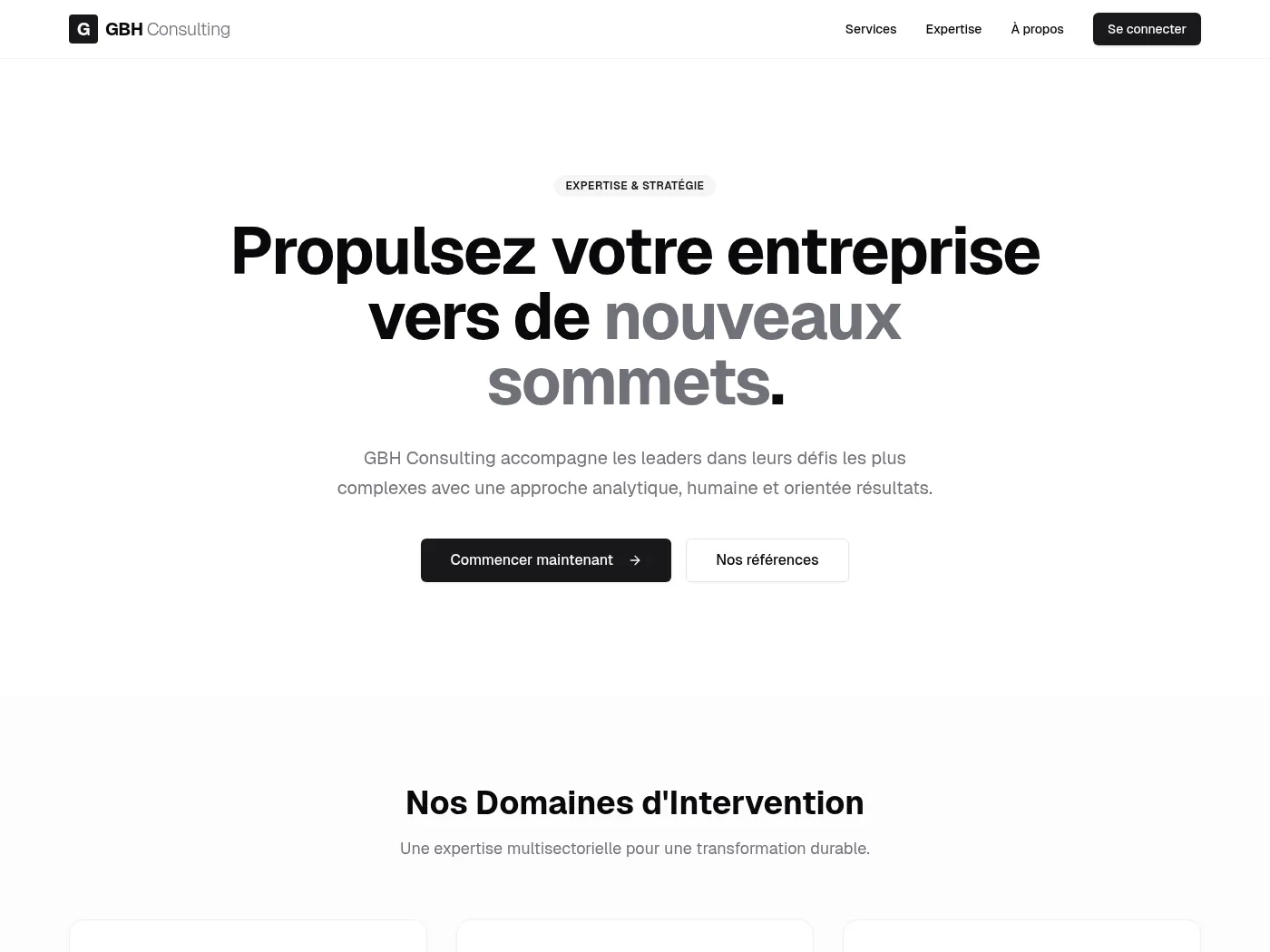 GBH Consulting SaaS