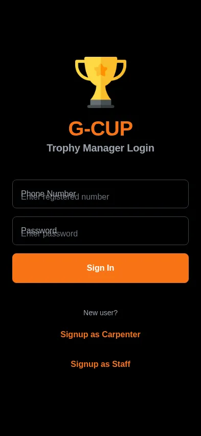 G-CUP Trophy Manager