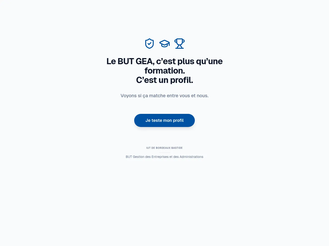 GEA Profil Swipe Quiz