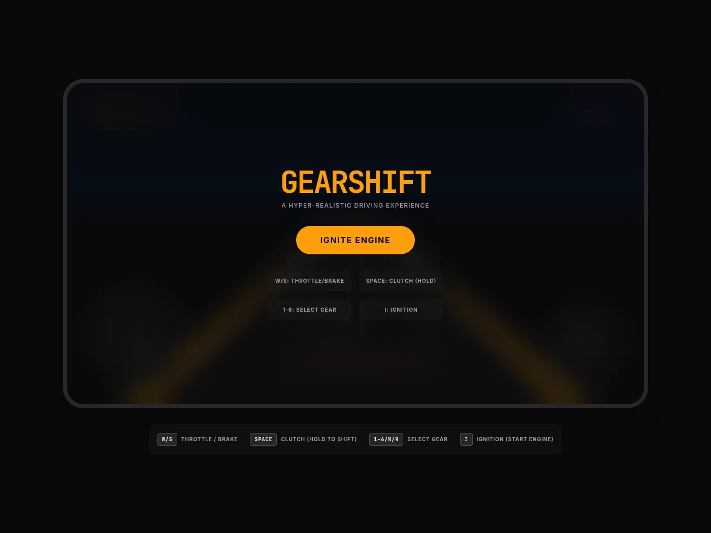 GearShift Driving Game