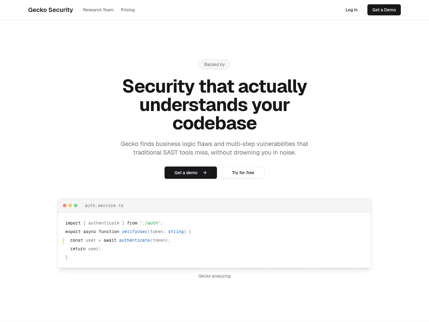 Gecko Security Clone