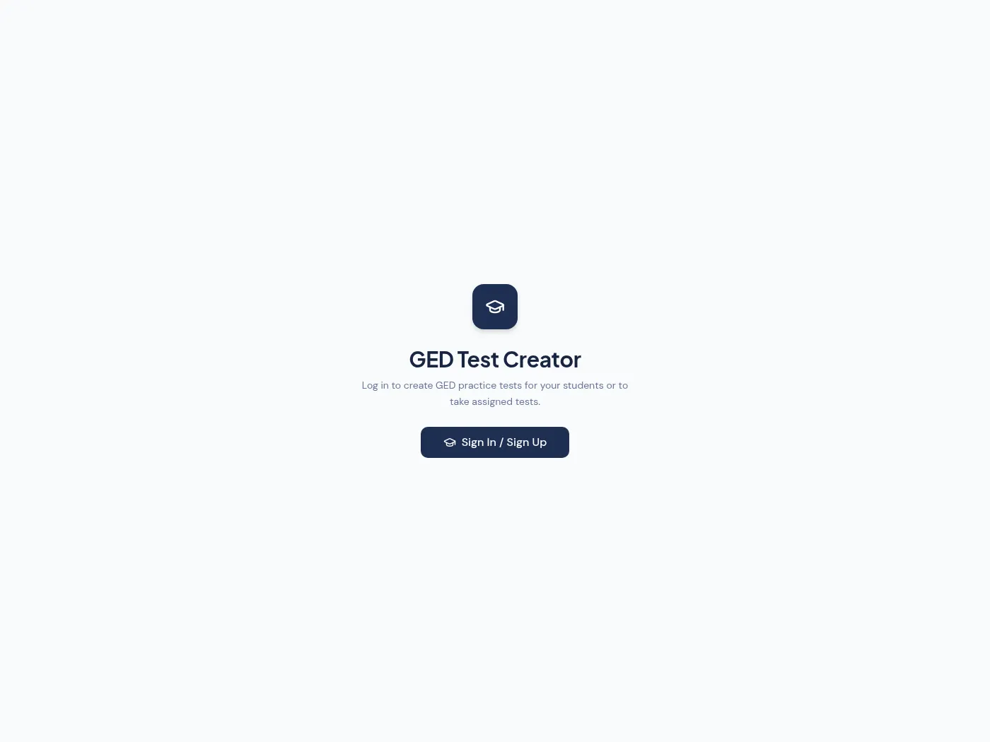 GED Test Creator