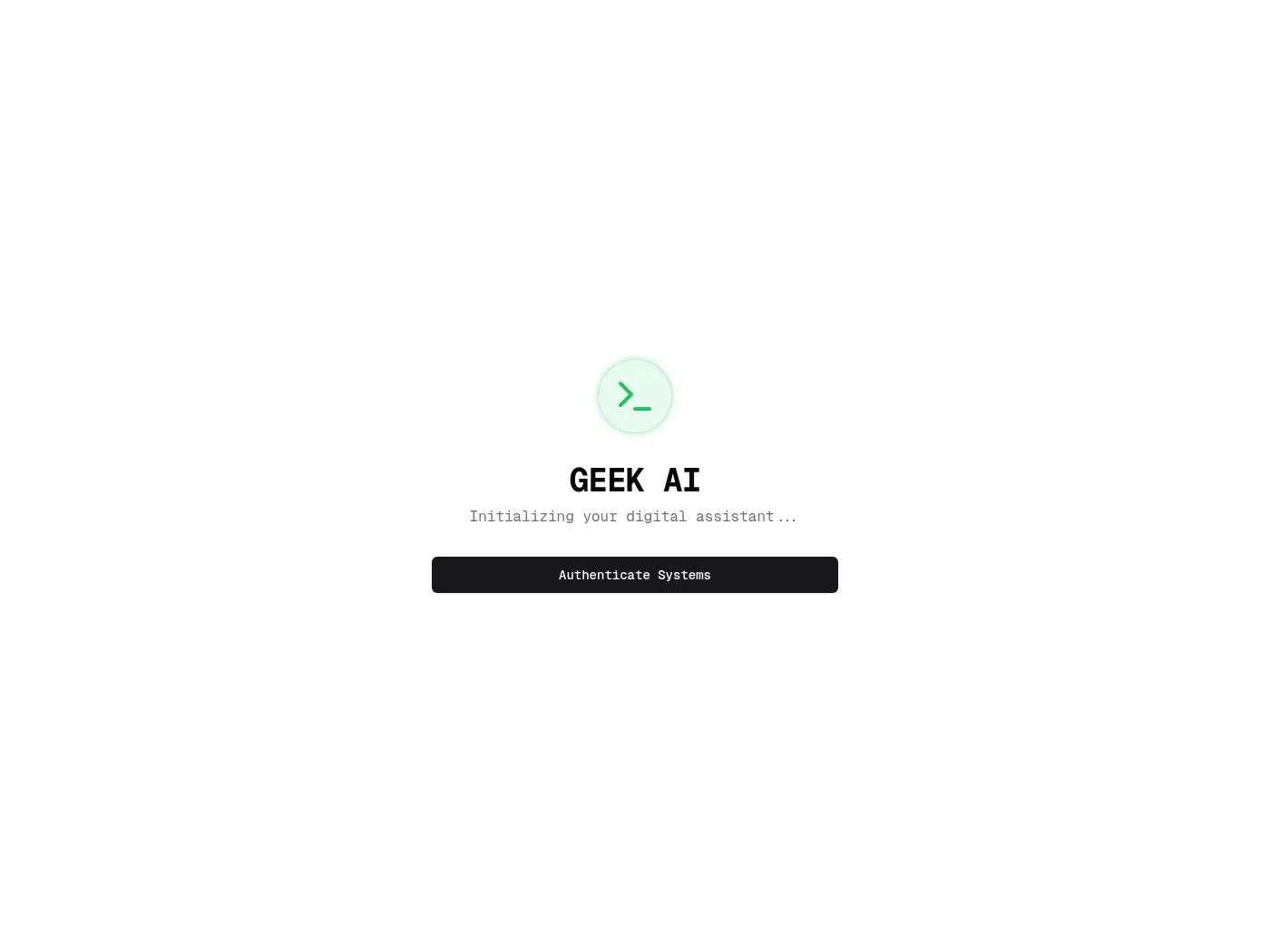 Geek AI Assistant
