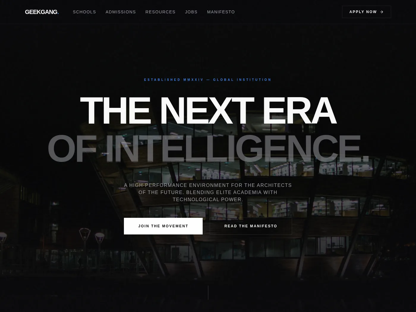 Geekgang University Web