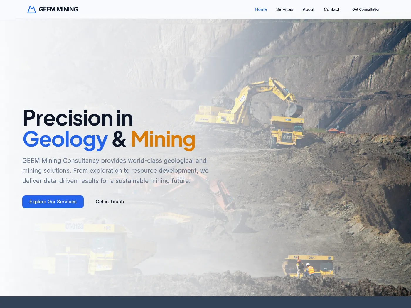 GEEM Mining Web Presence
