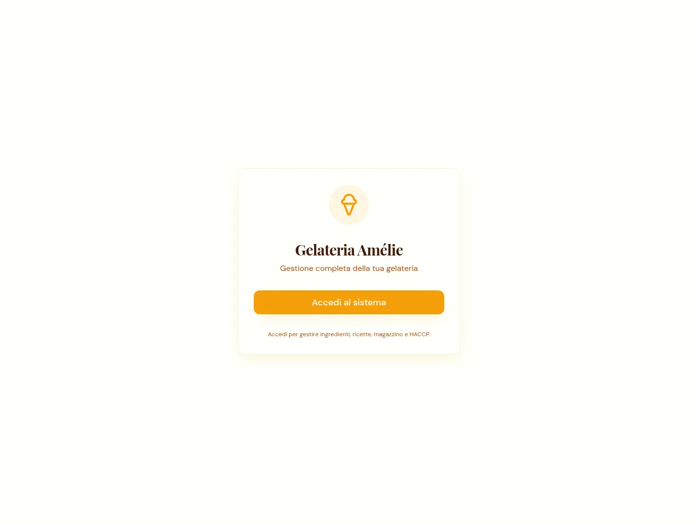 Gelateria Amélie PWA