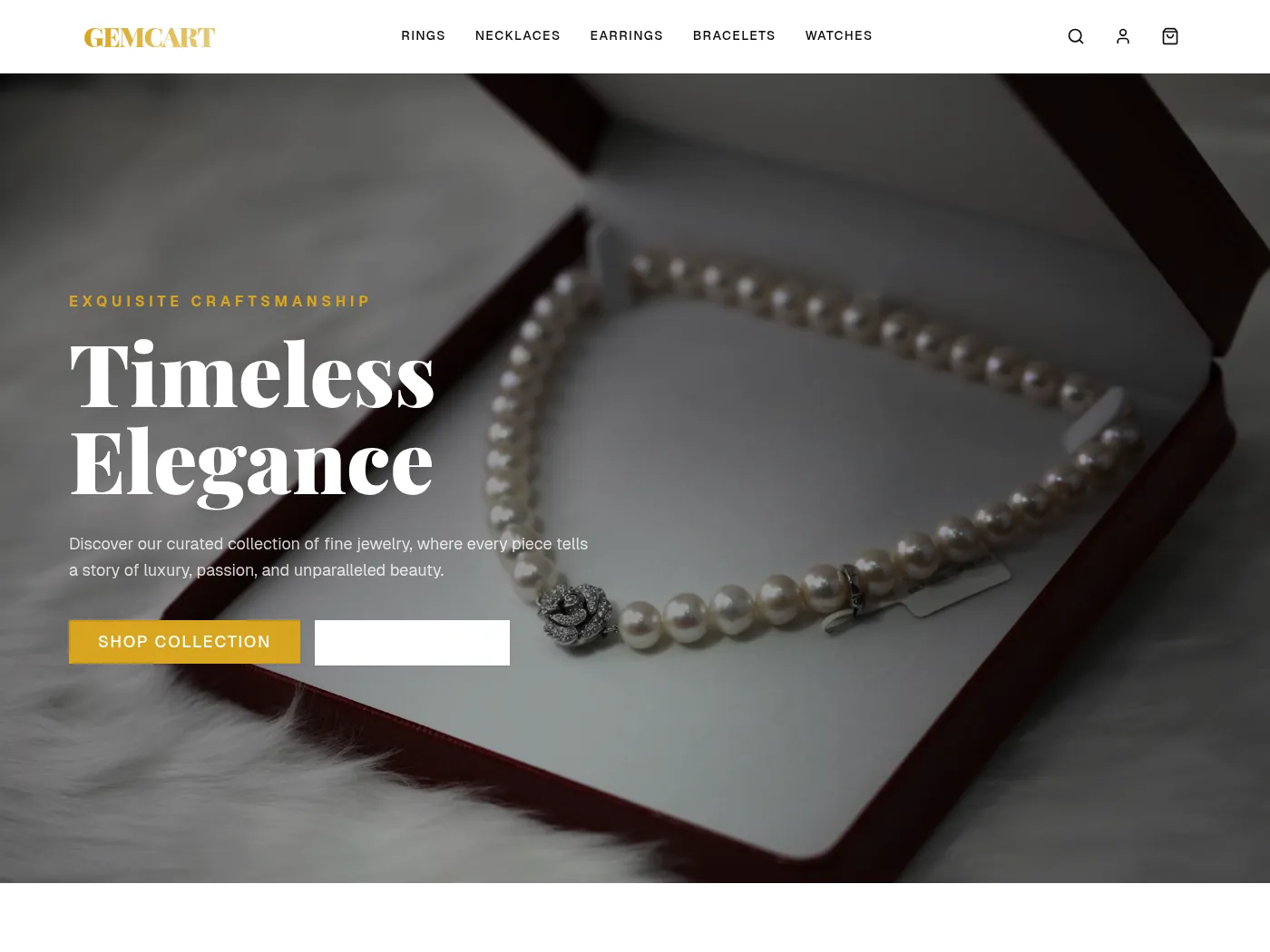 GemCart Commerce Site