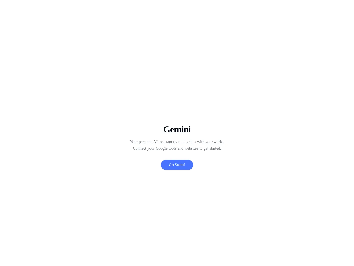 Gemini Personal AI Assistant