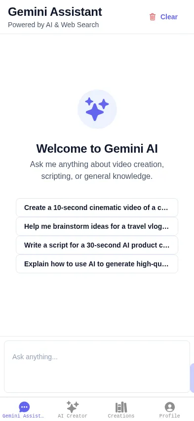 Gemini AI Video Assistant
