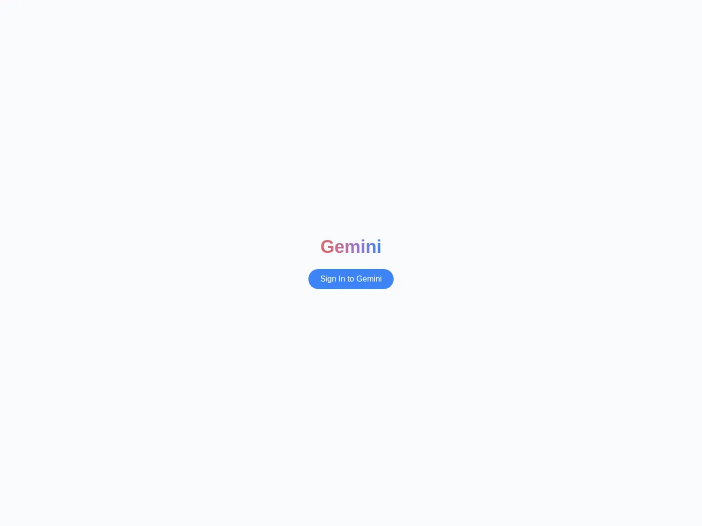 Gemini AI Clone