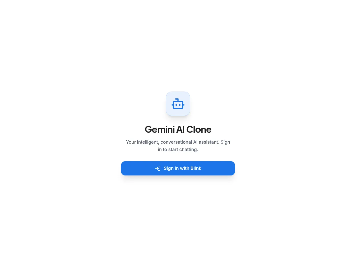 Gemini AI Clone