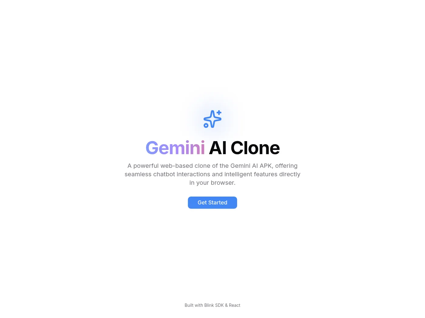 Gemini AI Clone