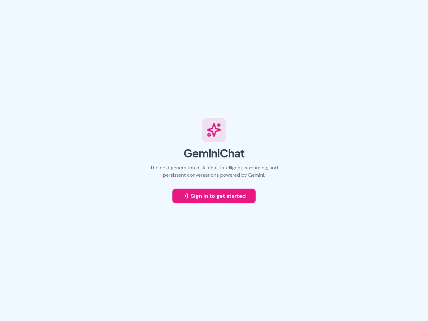 Gemini AI Chat App