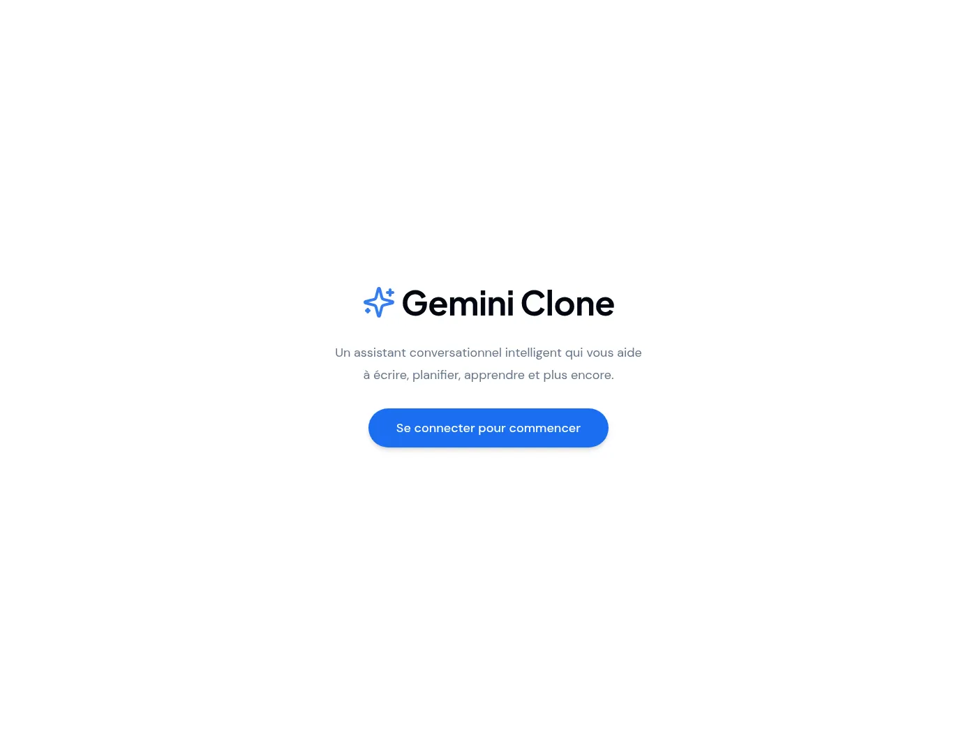 Gemini Chat Clone